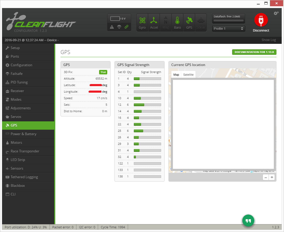 Naze32 Rev 6 Configuration for UBLOX NEO-6M GPS - DeFacto IO