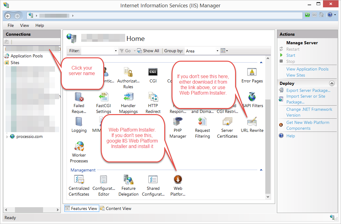 IIS redirect to www - DeFacto IO