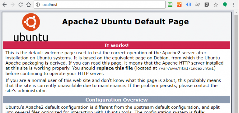 How to install Apache and PHP 7.2 on Windows Subsystem for Linux - DeFacto IO